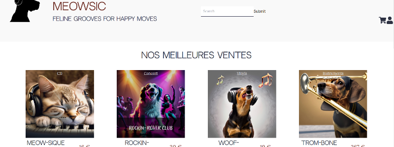 Meowsic - Cedric_Leroy - Projets - Code-Garage