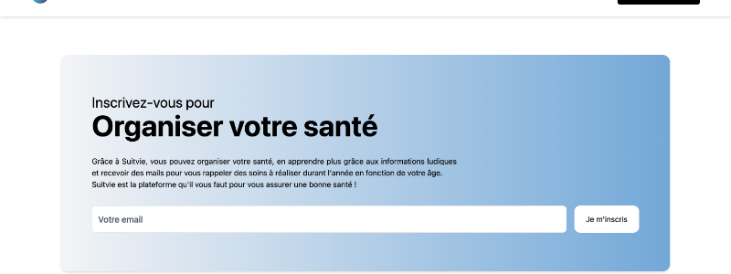 Suitvie - Jugid - Projets - Code-Garage